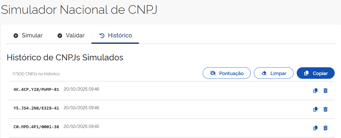 CNPJ ALFANUMÉRICO